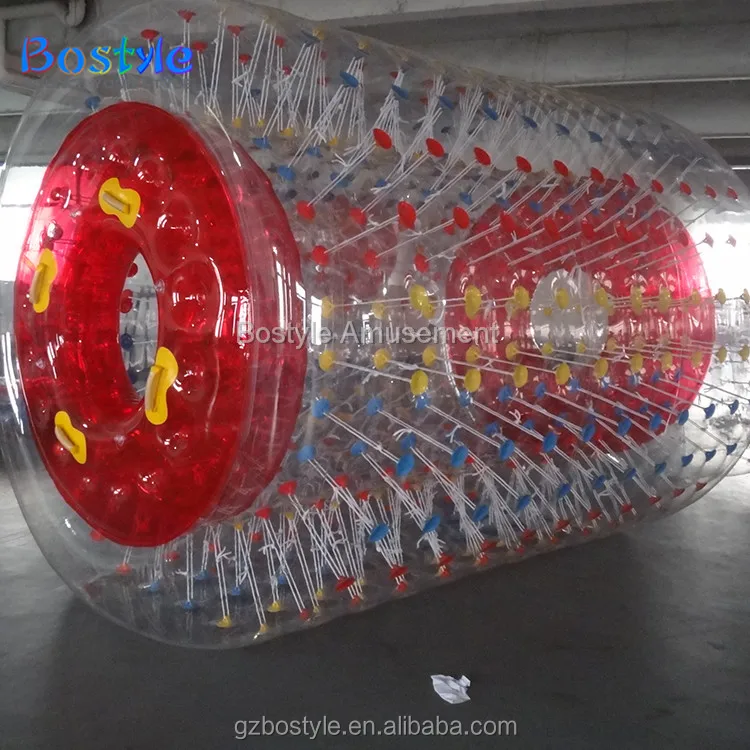 Human Inside Cylinder Walking Roller Water Bubble Ball For Water Games ...