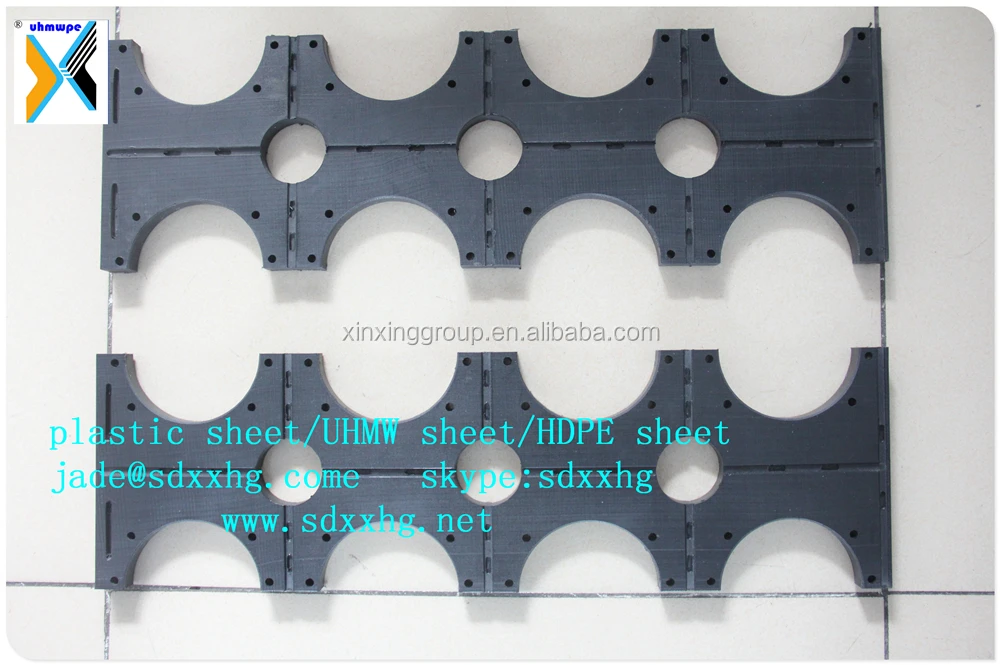 Uhmw-pe Supporting Block / Hdpe Plastic Cable Support Block /hdpe Pipe ...