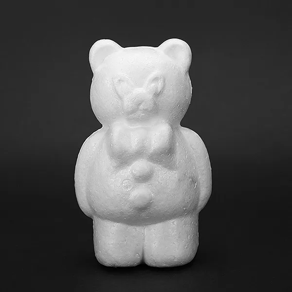 DIY Animal Shape Styrofoam Bear Model for Kids Playing