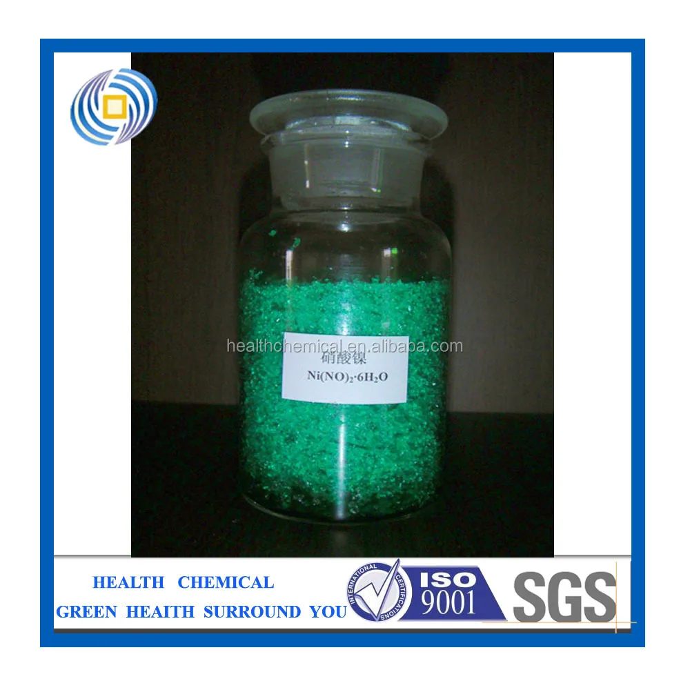 Nickel Nitrate Hexahydrate Ni(no3)2.6h2o 98%min Made In China - Buy Ni ...