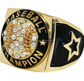 Custom Kids Baseball Cheap Championship Rings With Bling Stones - Buy ...