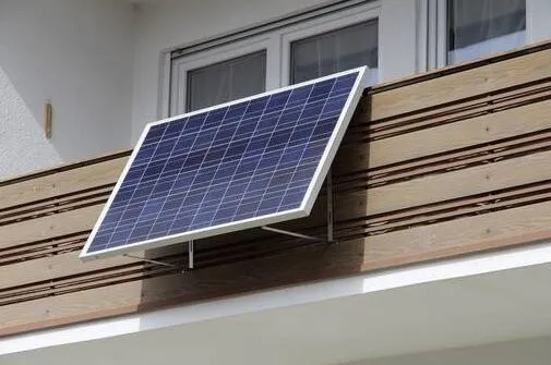 PV Small Apartment Solar Balcony Triangle Structure Hanger Wall ...