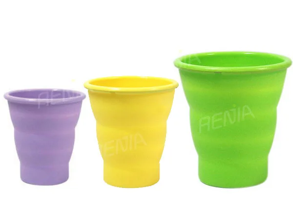 Renjia Silicone Rubber Folding Cup Silicone Rubber Drinking Cup ...