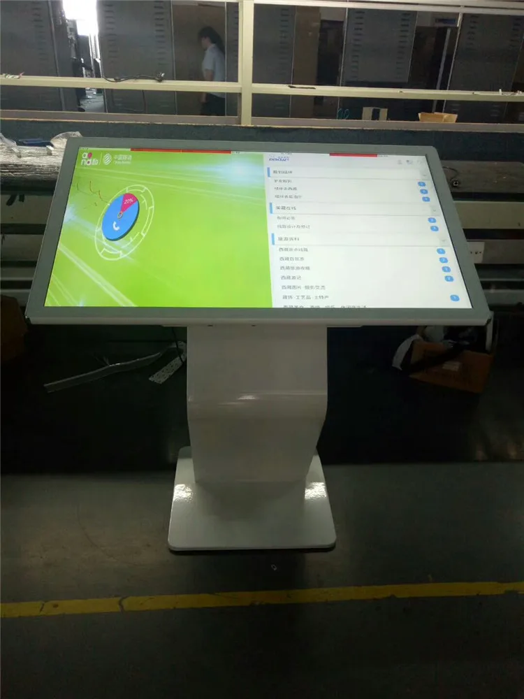22 Inch Touch Screen Kiosk Free Standing Lcd Touch Screen Digital ...