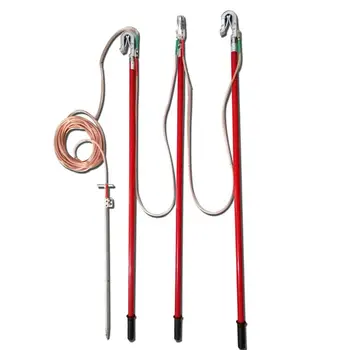 Portable Grounding Rod With Earth Clamp - Buy Portable Ground Rod ...