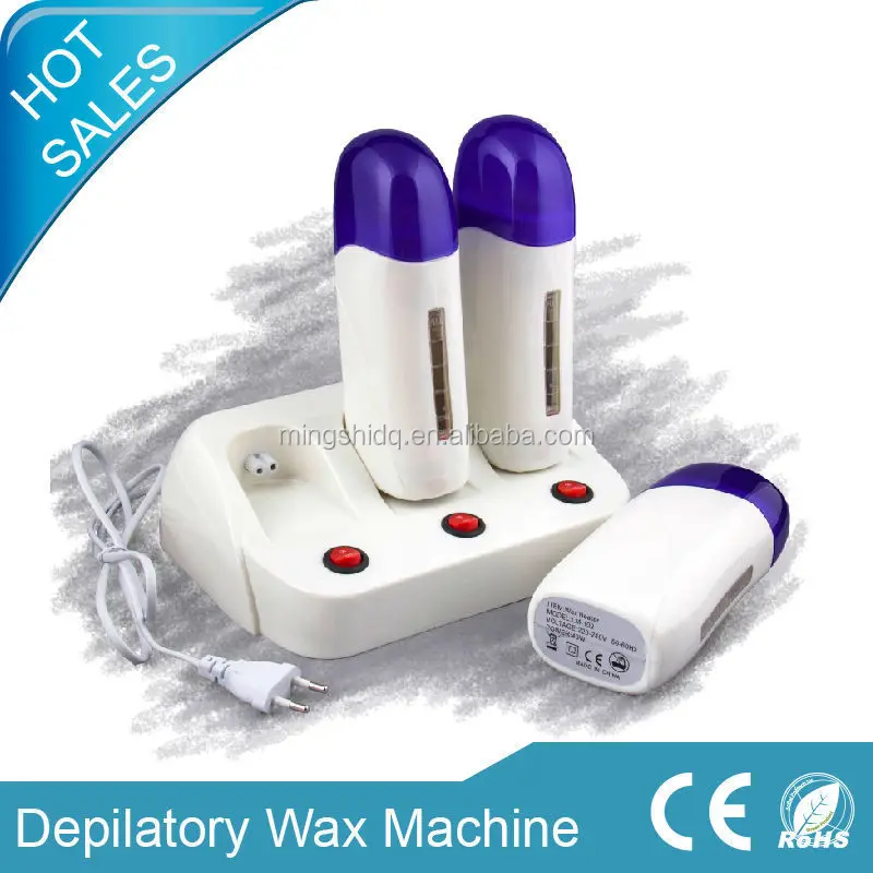 Three Wax Roller Cartridges Hot Home Use Depilatory Machine Wax Cream ...