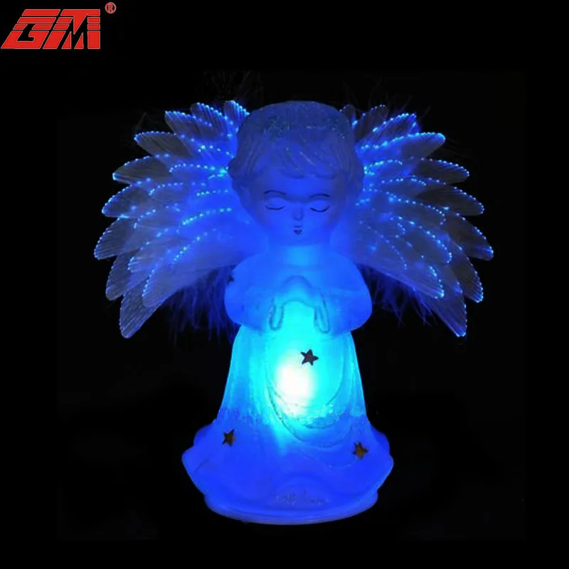 Wholesale Engelsfiguren - Color Changing Fiber Optic Angels