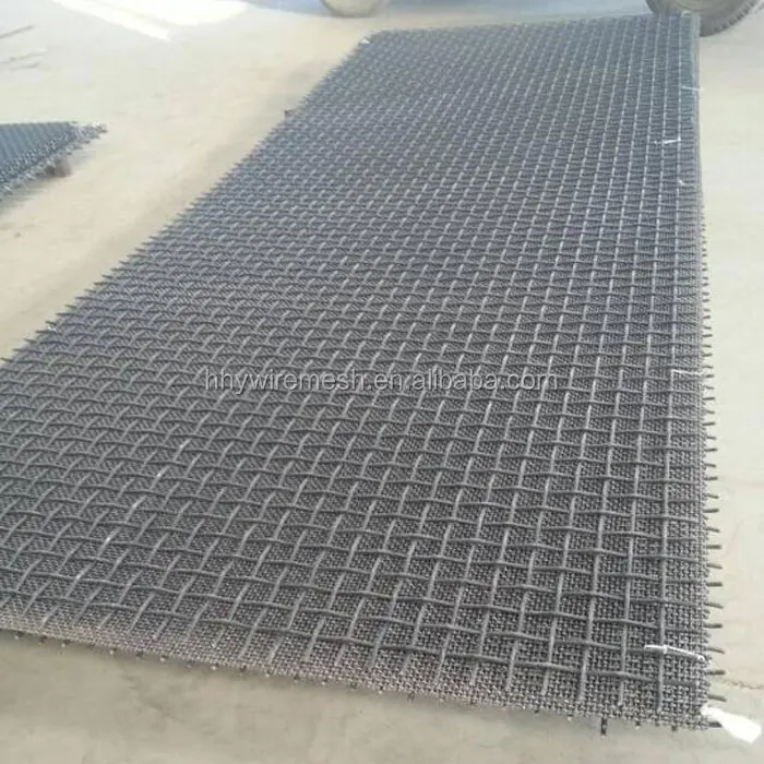 Woven Rock Crusher and Sand Gravel Screen Mesh Plain Weave Quarry ...