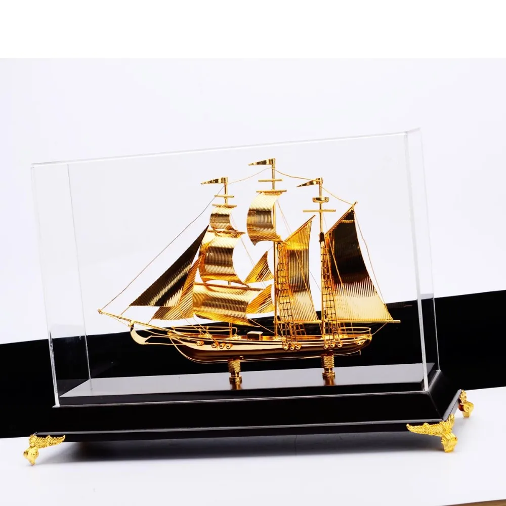 Real Gold Plated With Copper High End Ship Boats - Buy With Strings ...