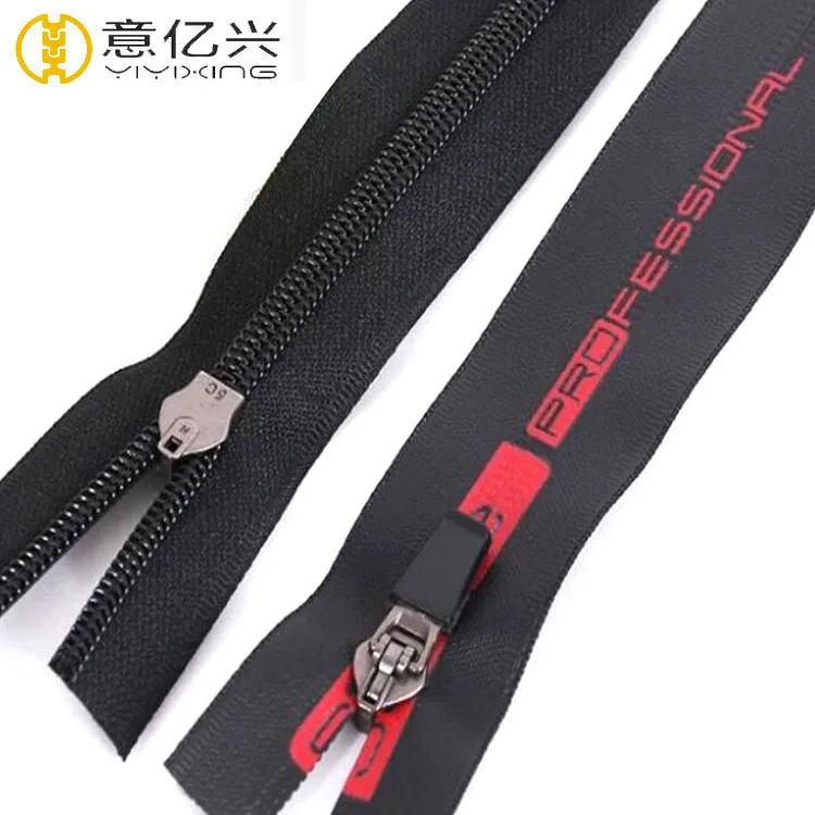 3# 5# Plastic And Metal Top Stop Open End Nylon Zipper - Buy Open End ...