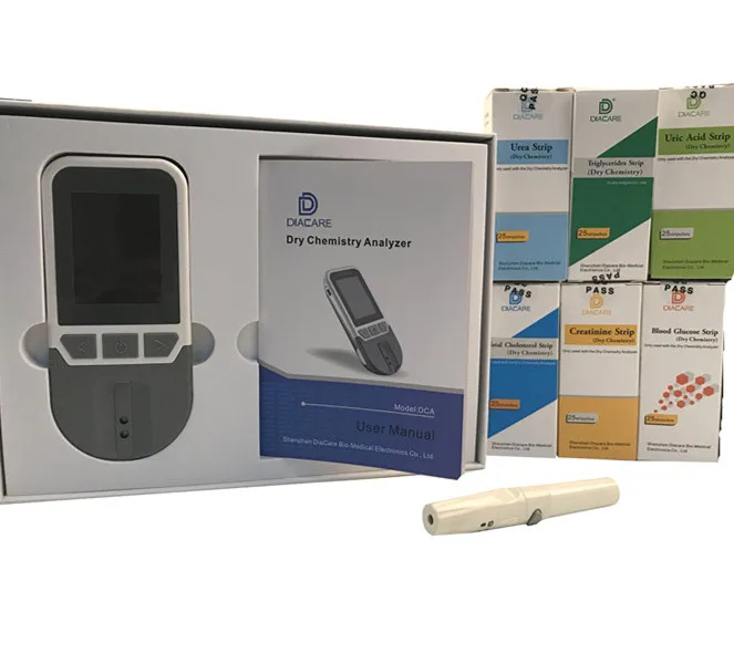 Dca Dry Chemistry Analyzer 6-in-1 Glucose Meter With 6 Test Strips ...