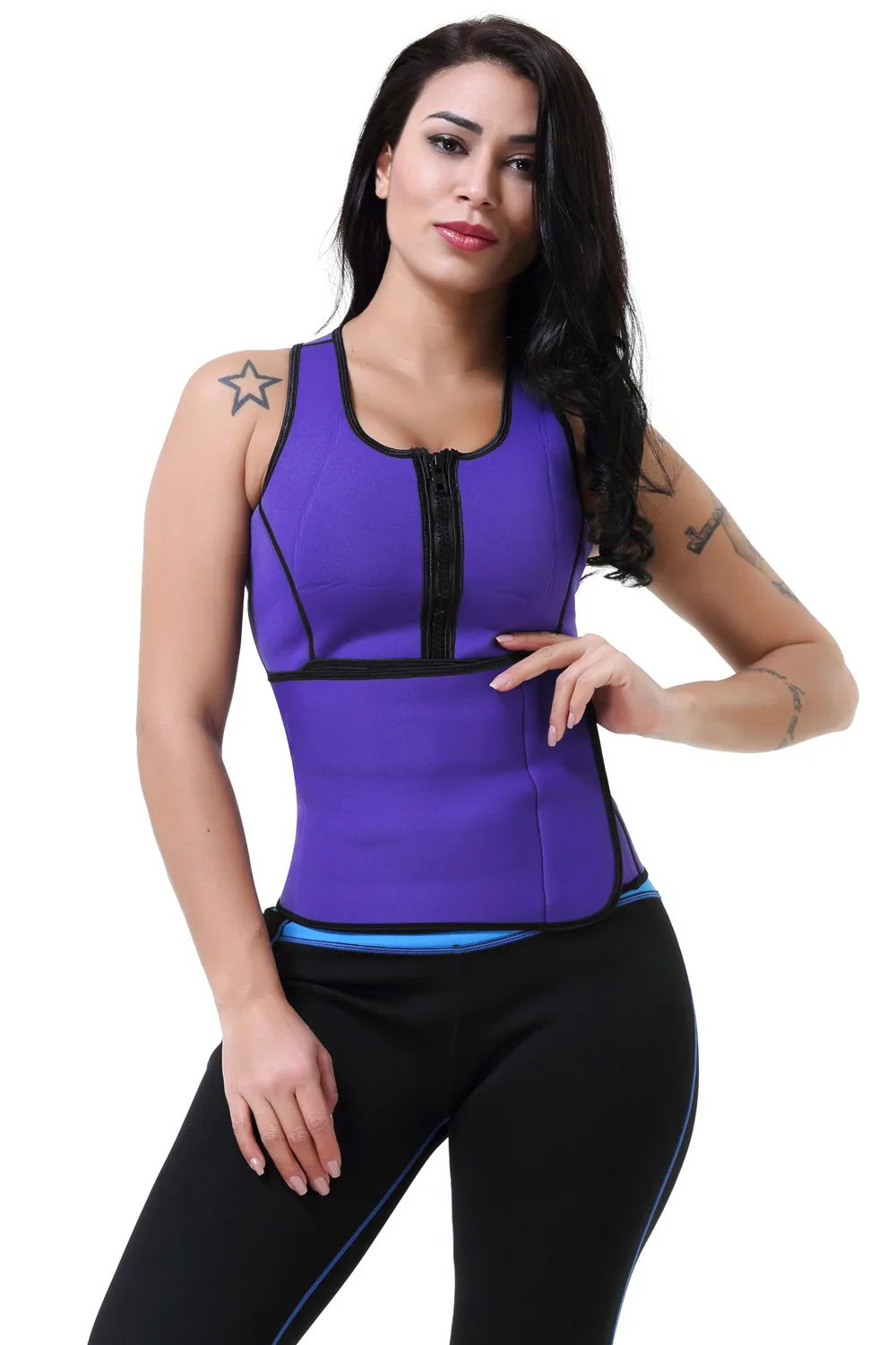 Wholesale Hot Heated Sauna Women Sweat Body Shaper Tummy Stomach ...