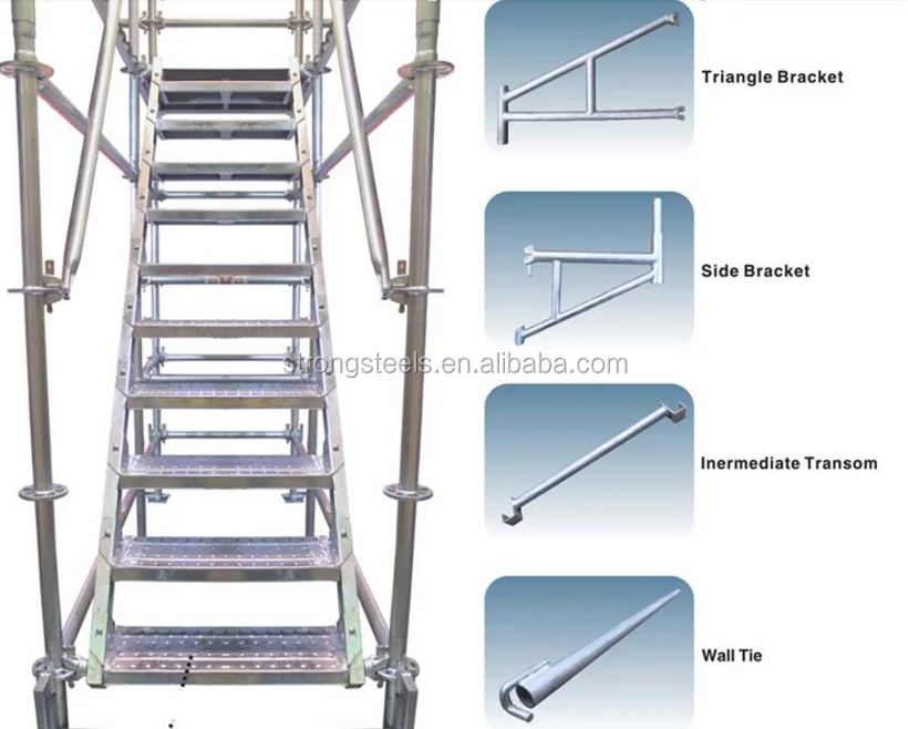 En74 48mm Pipe Light Duty Ringlock Scaffolding Diagonal Brace - Buy ...