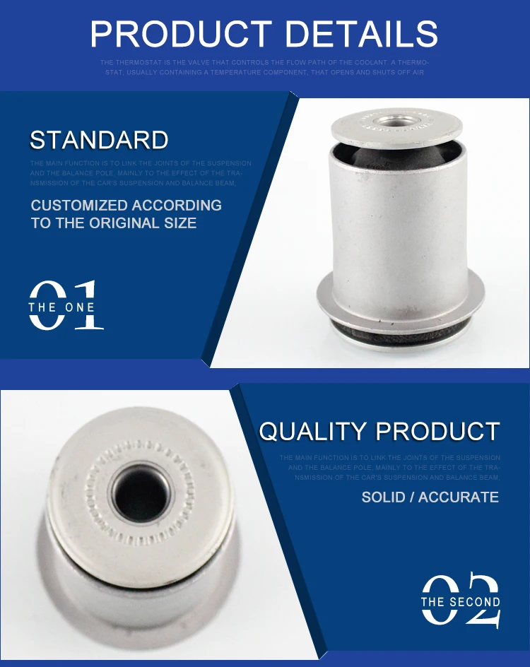 Saiding suspension bushing for HILUX VGO reco 48655-0K040 48654-0k040 ...