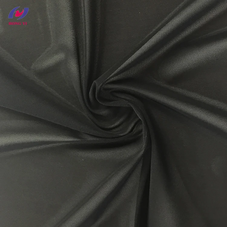 Factory Price Soft Printed Breathable Elastic Polyester Mesh Fabric ...