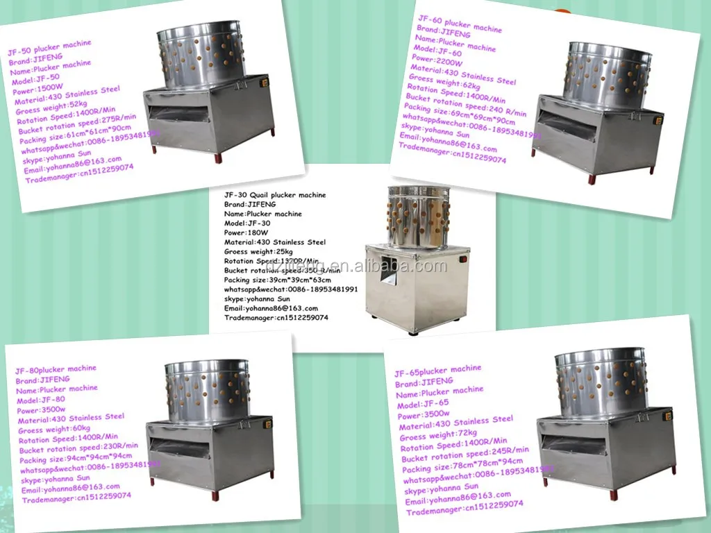 40 Fully Automated Chicken Plucker - High Efficiency