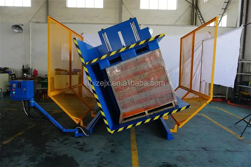 Forklift Hydraulic Stationary Pallet Inverter Pallet Overturning ...