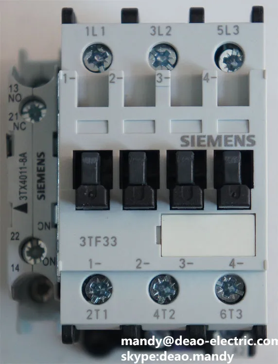Siemens Dc Contactor,3tf33 11-0xb0,3tf3211 0xg0 - Buy Siemens Dc ...