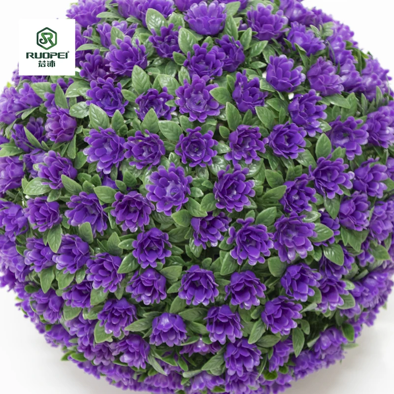 Customized Sizes Artificfial Flower Ball Decoration Garden Hetio ...