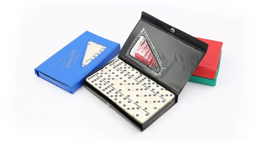 Domino Blocks Plastic Domino 28 Pcs Double Six Dominoes Set In Pvc ...