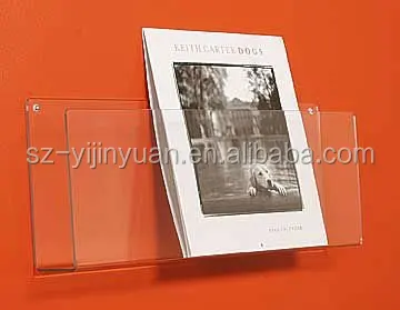 Acrylic Magazine Holder - Durable Trade Show Display Rack