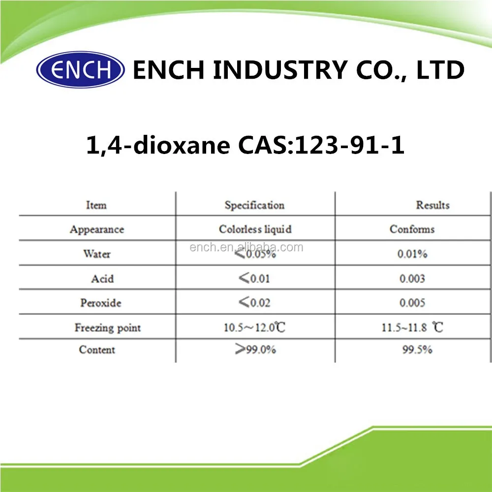 Factory Supply 1,4-dioxane - Buy Factory Supply 1 4-dioxane,Cas 123-91 ...