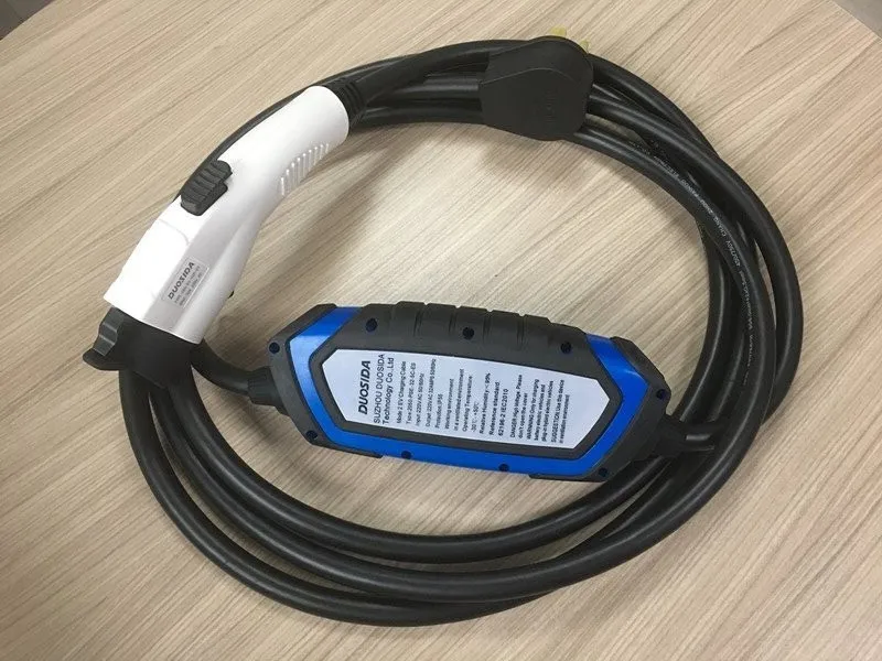 110V-220V Duosida Evse 16A/ 32A J1772 to 6-20 Plug Charger