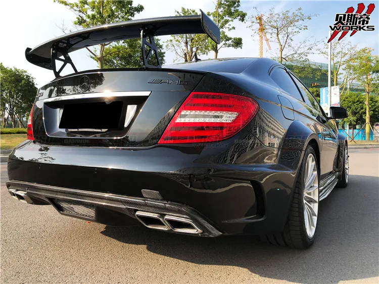 Darwinpro Carbon Fiber GT Wing Trunk Spoiler for C63 AMG