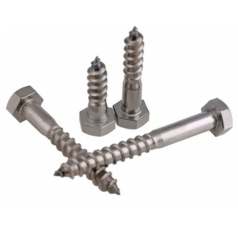 Stainless Steel Hex Head Self Tapping Screw with Half Thread