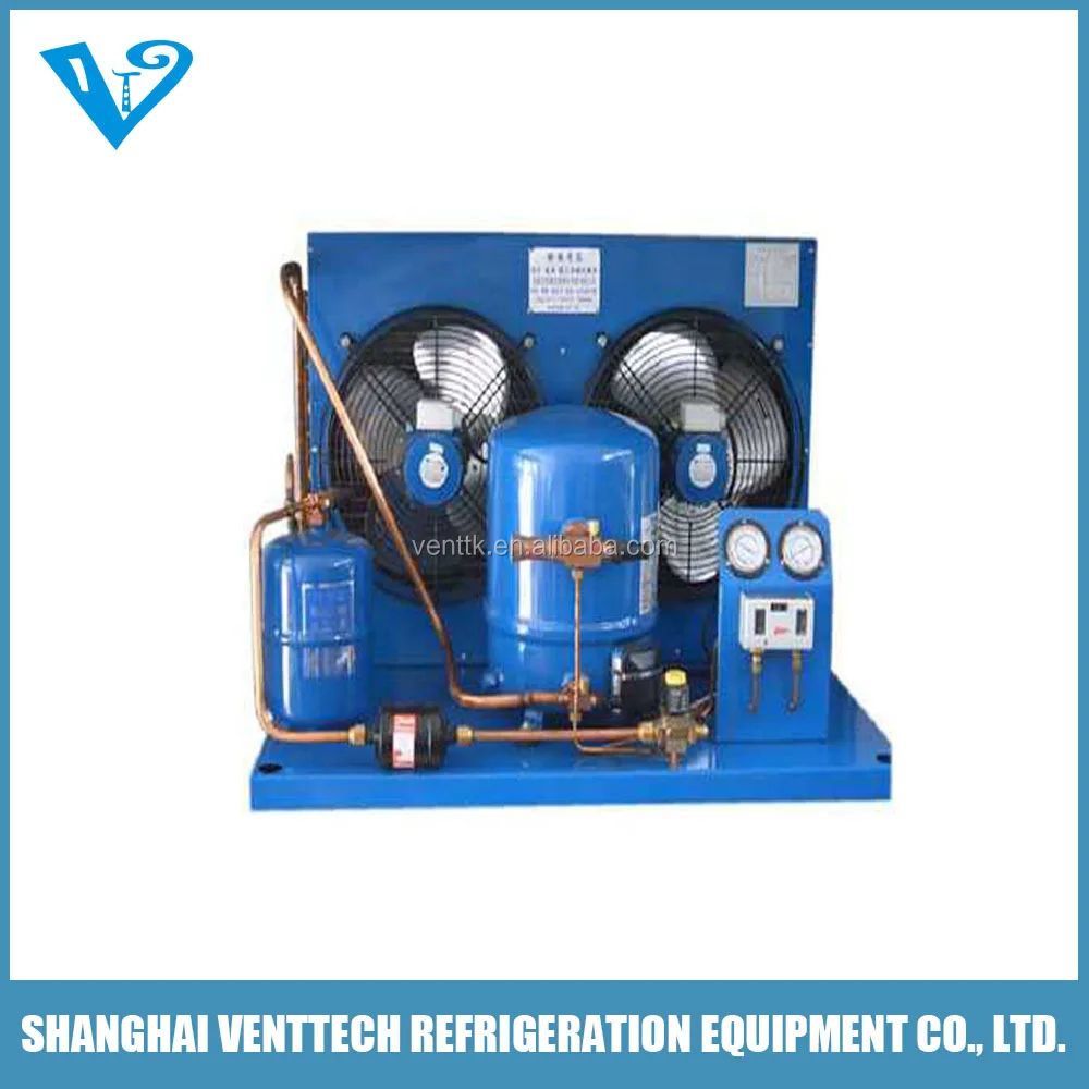 3hp Open Type Air Cooled Condensing Unit Remote Refrigeration - Buy ...