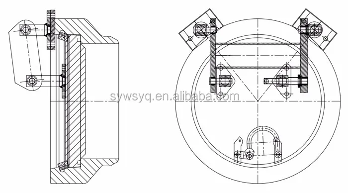 Asme U Stamp Vertical Band Locking Quick Opening Closures For Filter ...