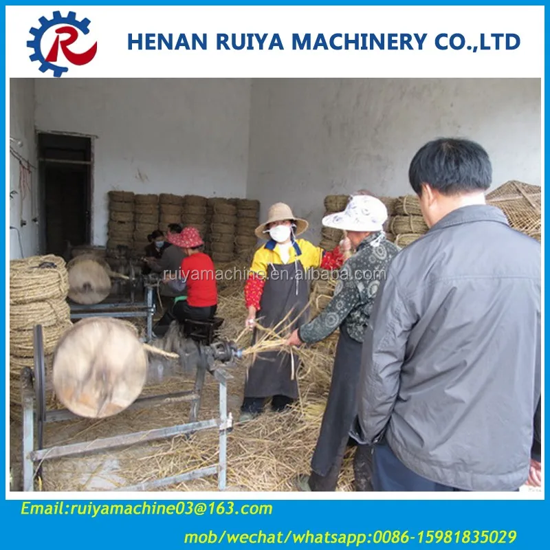 Automatic And Manual Rice Straw Rope Machine/rope Making Machine/hay ...