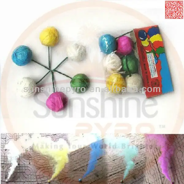 Colorful Consumer Outdoor Daytime Smoke Ball Fireworks - Buy Small Ball ...