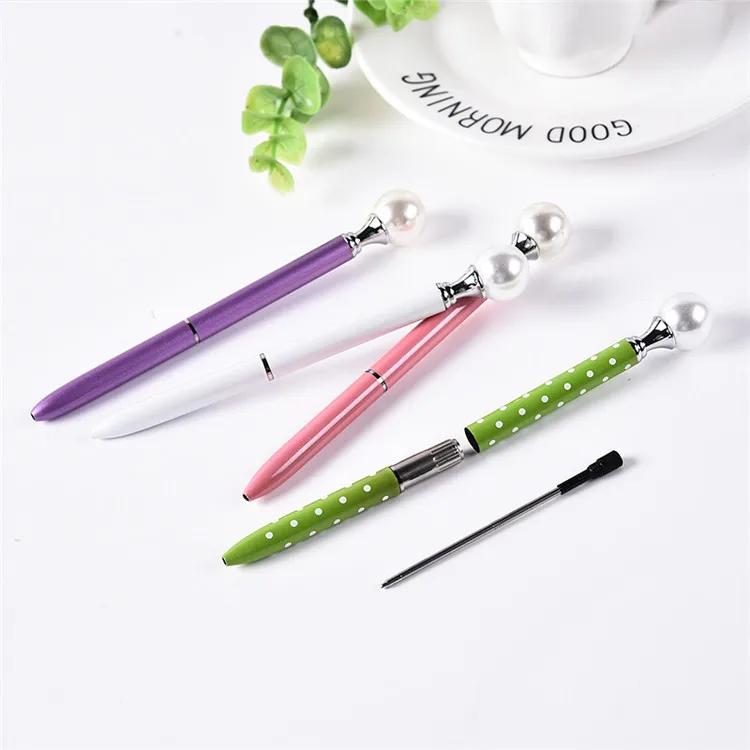 Business Gift Customization Pearl Queen Mace Pen Metal Ball Pen With ...