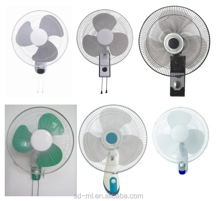 16" Wall Fan With Rotary Switch Plastic Wall Fan - Buy Wall Fan,Wall ...