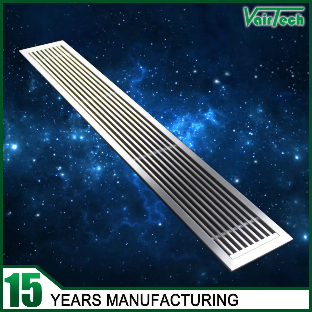 Hvac System Air Ventilation Wall Louvers Linear Bar Air Grille ...