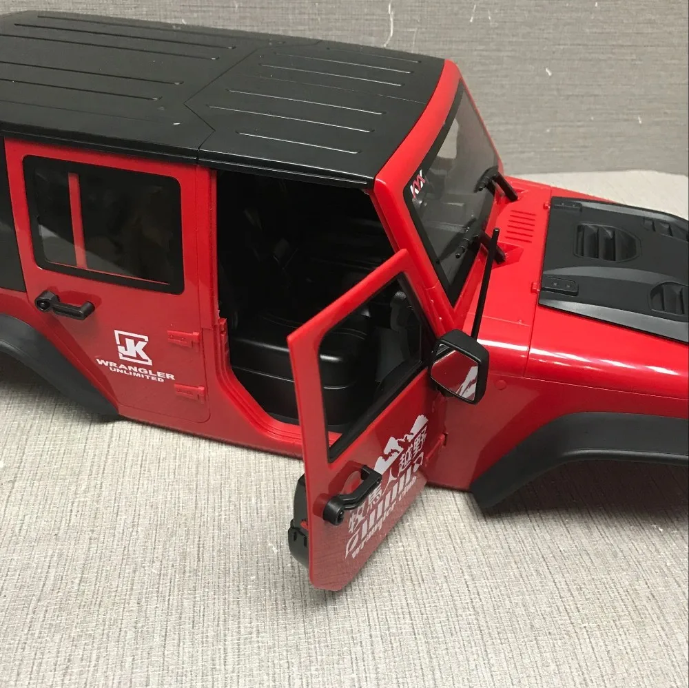 Kyx Axial Rc Scale Truck Body Shell 1/10 For Jeep Wranger Rubicon 313mm ...