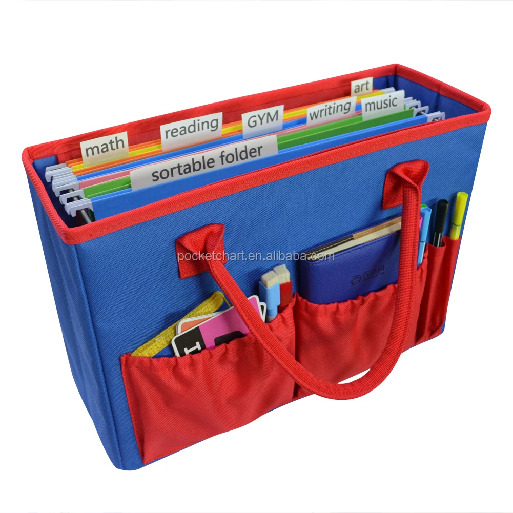 Portable Tote Bag - Perfect for Teacher Folding & File Organization