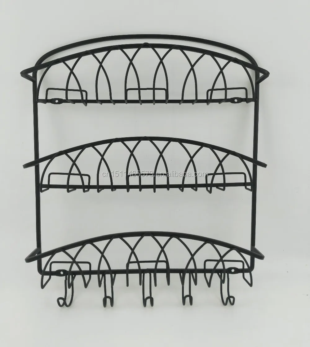 Diversified 3 Tier Wire Wall Mounted Spice Rack - Buy Wall Mounted Wire ...