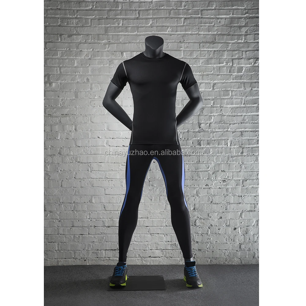 Ni-1 Straight Sport Male Mannequin Headless Man Sport Model Athlete ...
