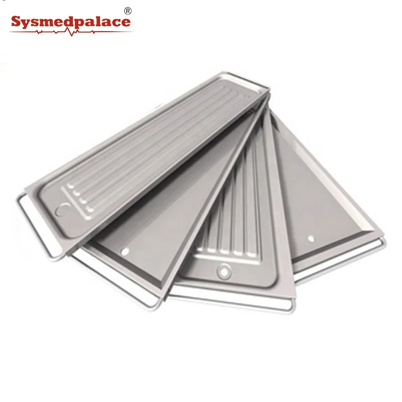 SUS 3041 Stainless Steel Mortuary Body Tray with Drainage