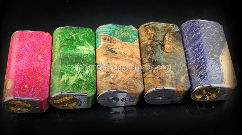 Sxk New Coming Ares 26650 Stab Wood Box Mod,Shape Of Rhombus/gourd ...