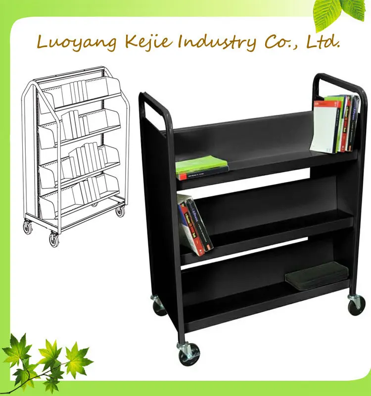 Moving Library Book Cart School Book Trolley Made In Henan - Buy School ...