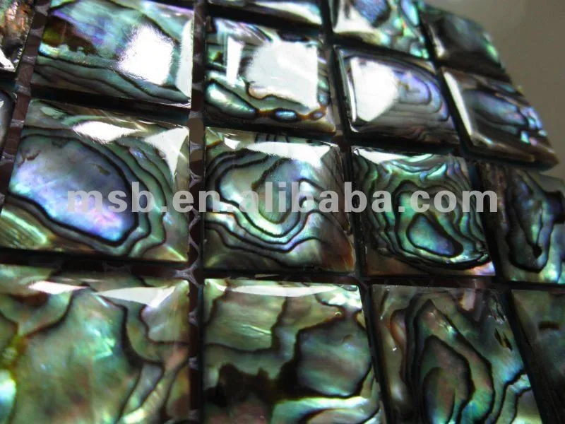 Resin Coated Abalone/paua Shell Mosaic Tile For Wall Decor - Buy ...