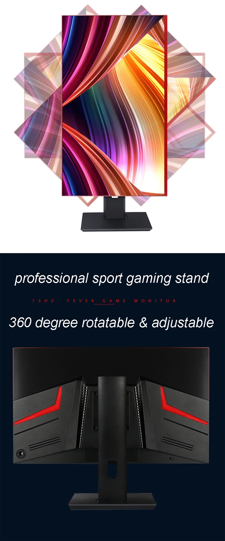 Free-sync FHD 27 Inch 4k Led Gaming Pc Monitor 144hz 2ms