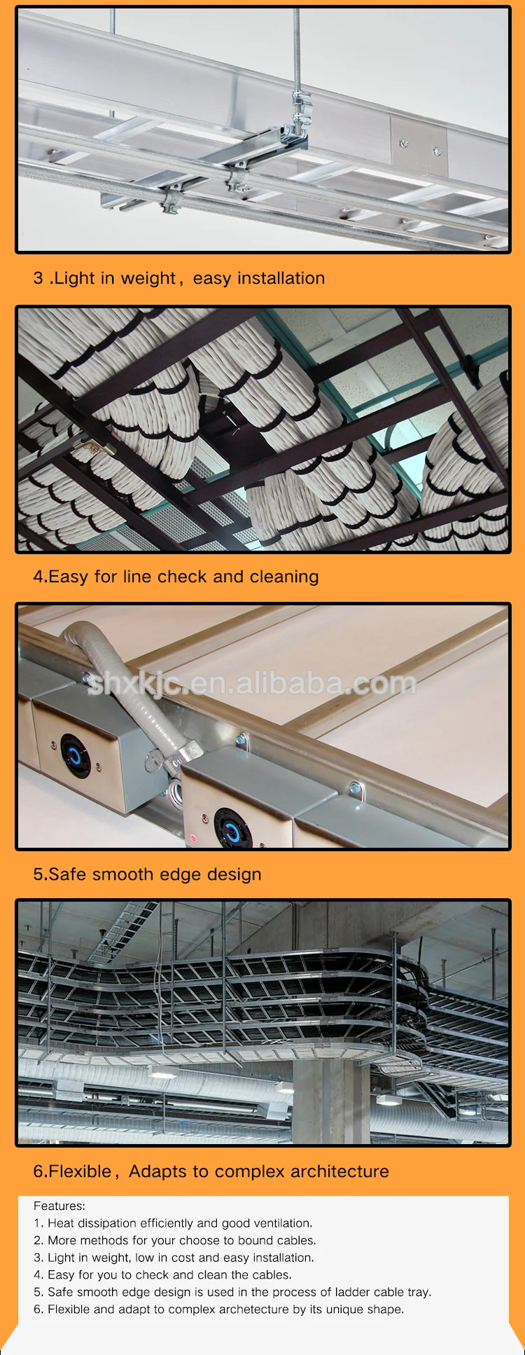 Gi Cable Ladder Tray Weight Per Meter - Buy Cable Ladder Weight Per ...