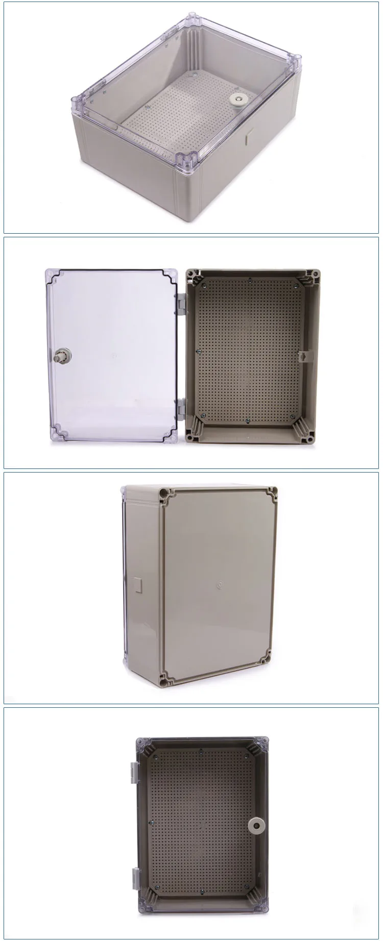 Anticorrosion Transparent Cover Hinge Type Panel Control Box Ip66 ...