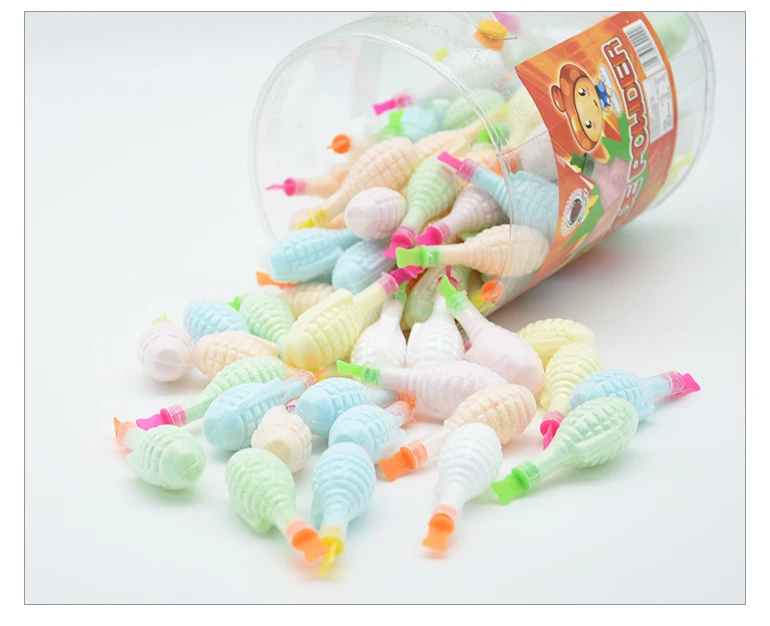 Kosher Mini Grenade Bottle Shape Candy Powder Fruity Sour Bombs Powder ...