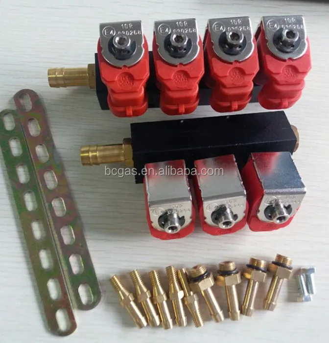 Riel De Inyectores De Gas Common Rail Injector Nozzle CNG