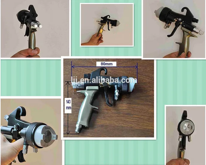 Hvlp 듀얼 헤드 노즐 스프레이 건 크롬 스프레이 키트 플라스틱 Buy Hvlp 듀얼 헤드 노즐 스프레이 건hvlp 스프레이 건더블 노즐 스프레이 건 Product